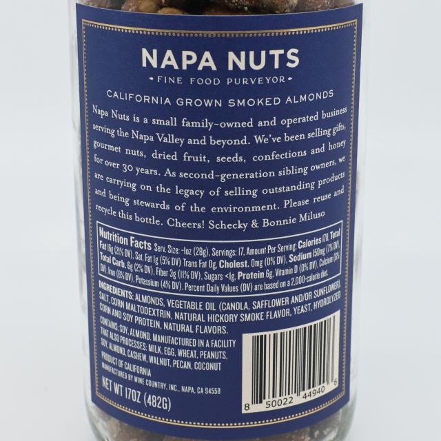 Wine Bottle - Smoked Almonds | Napa Nuts