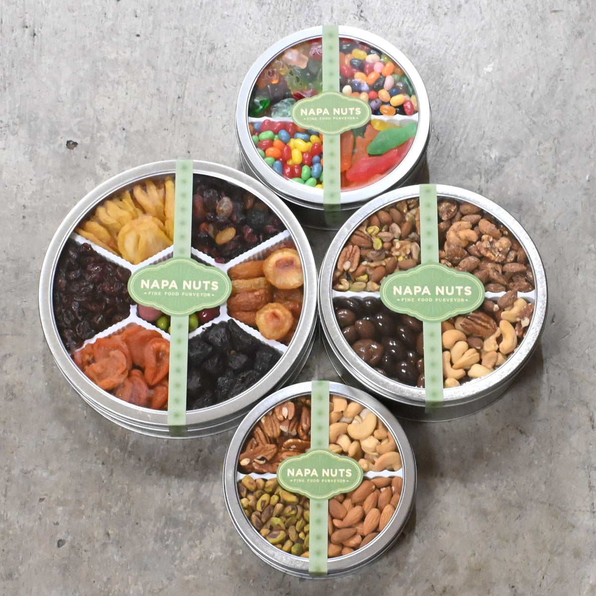 Gourmet Nut Assortment Tin | Napa Nuts